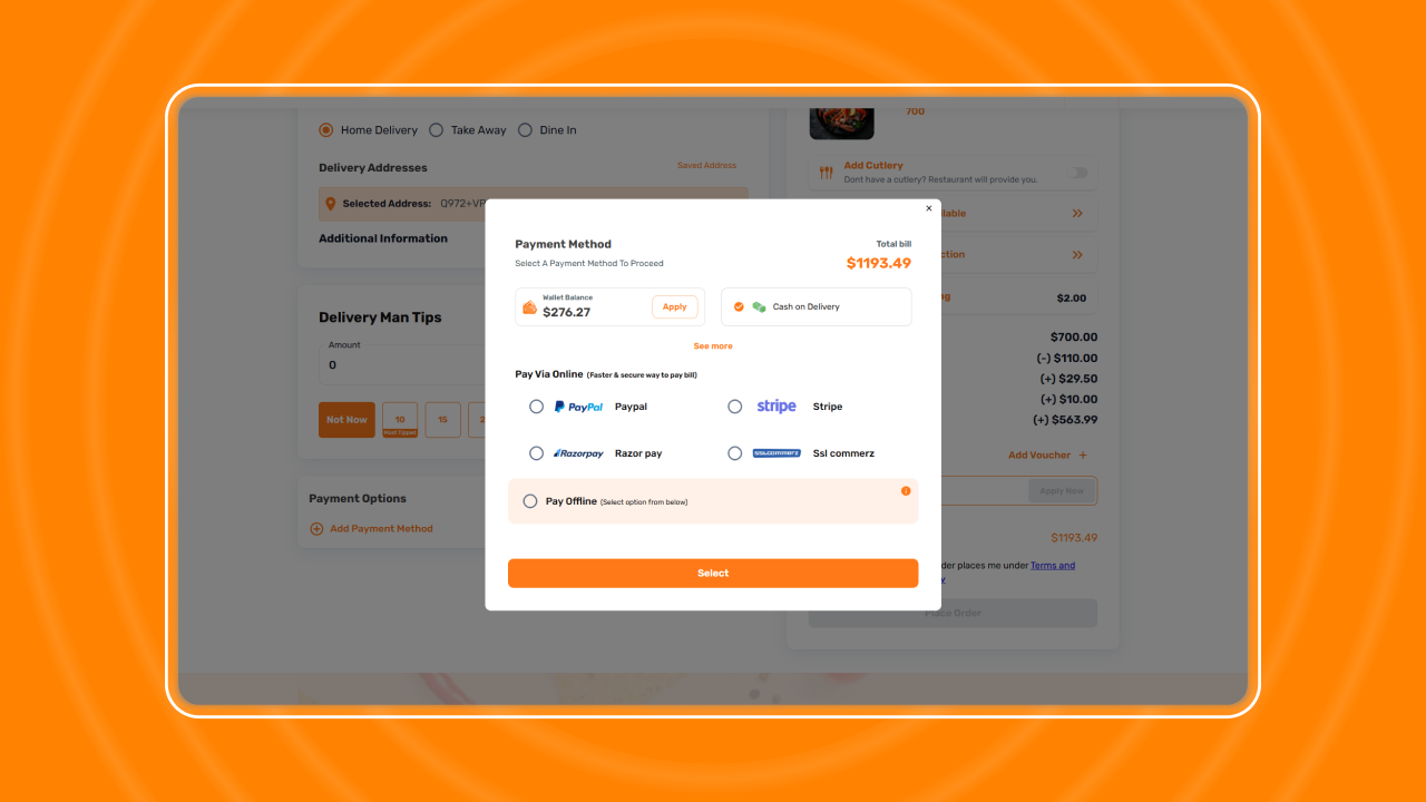 StackFood - React User Website by sixamtech | CodeCanyon